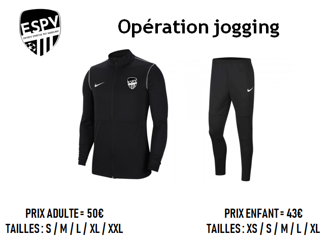 Opération jogging avec le nouveau logo ! - ESPV Football